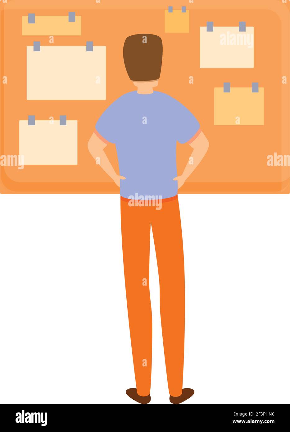 Work table time management icon. Cartoon of Work table time management ...