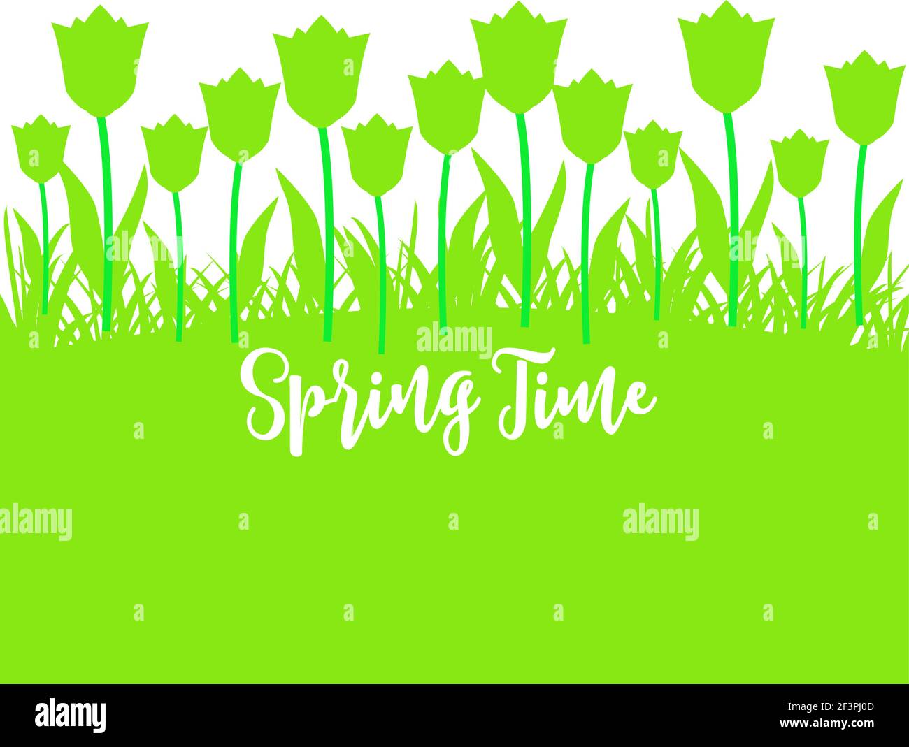 Green spring background Stock Vector Image & Art - Alamy