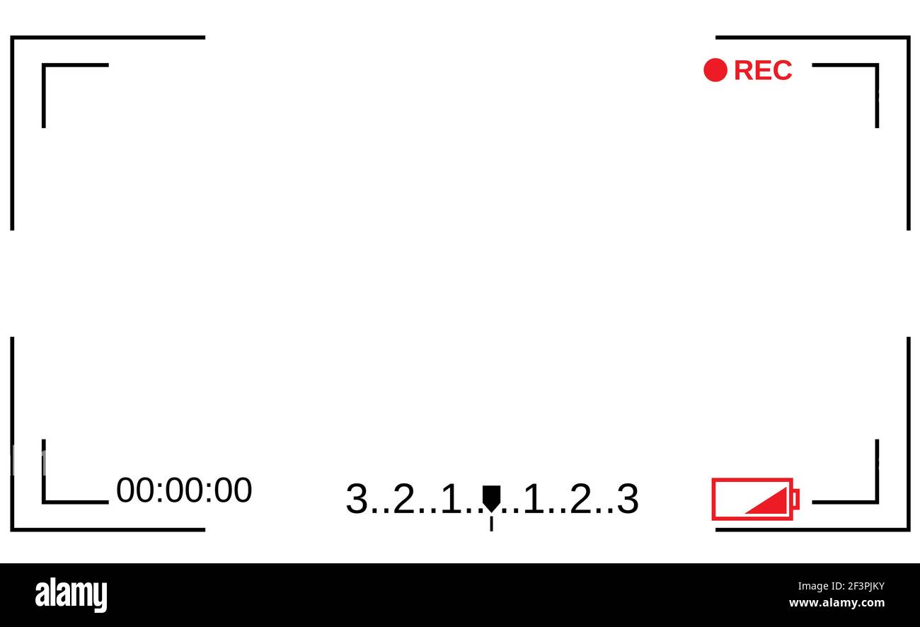 Template focusing screen of the camera Stock Vector Image & Art - Alamy