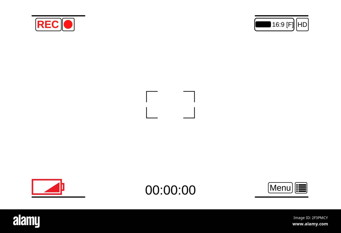 Template focusing screen of the camera Stock Vector Image & Art - Alamy