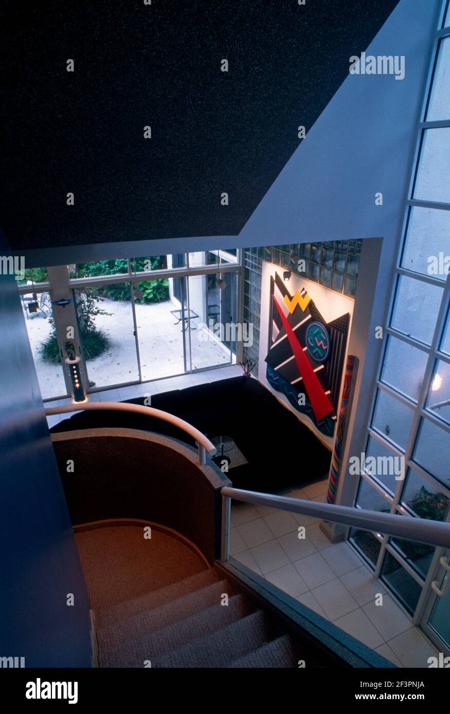 Weitz House in Miami, USA,Flur, Treppe Stock Photo - Alamy
