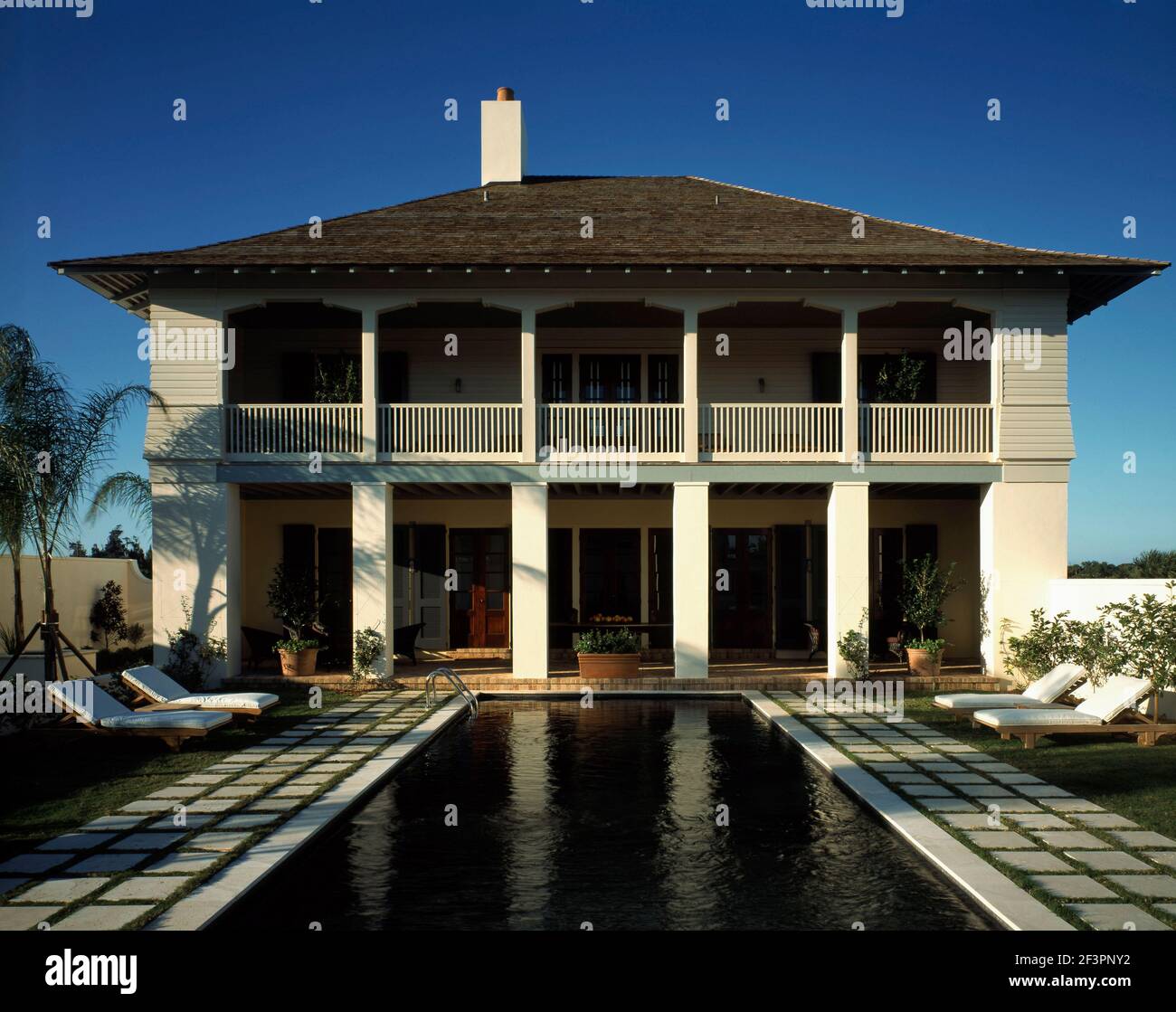 Windsor Vero Beach,Rückansicht m. Pool,Havier Iglesias Stock Photo - Alamy