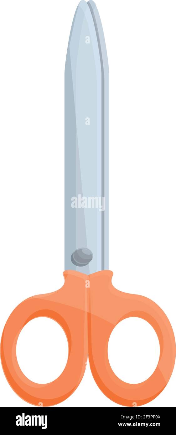 Sewing scissors icon. Cartoon of Sewing scissors vector icon for web ...