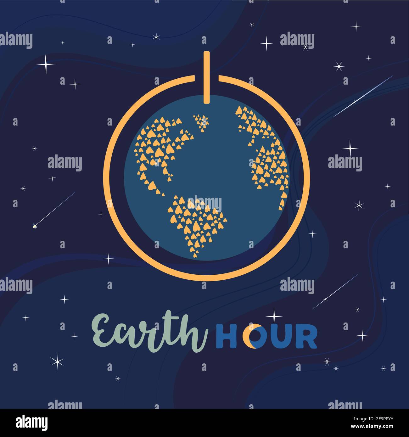 Planet earth climate change dark Stock Vector Images - Alamy