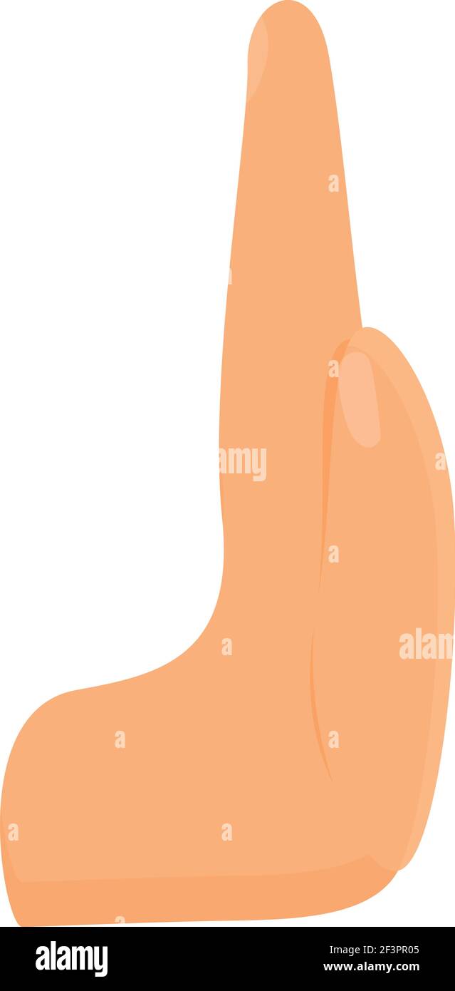 Stop hand gesture icon. Cartoon of Stop hand gesture vector icon for ...