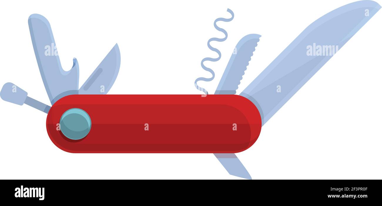 Multitool swiss icon. Cartoon of Multitool swiss vector icon for web ...