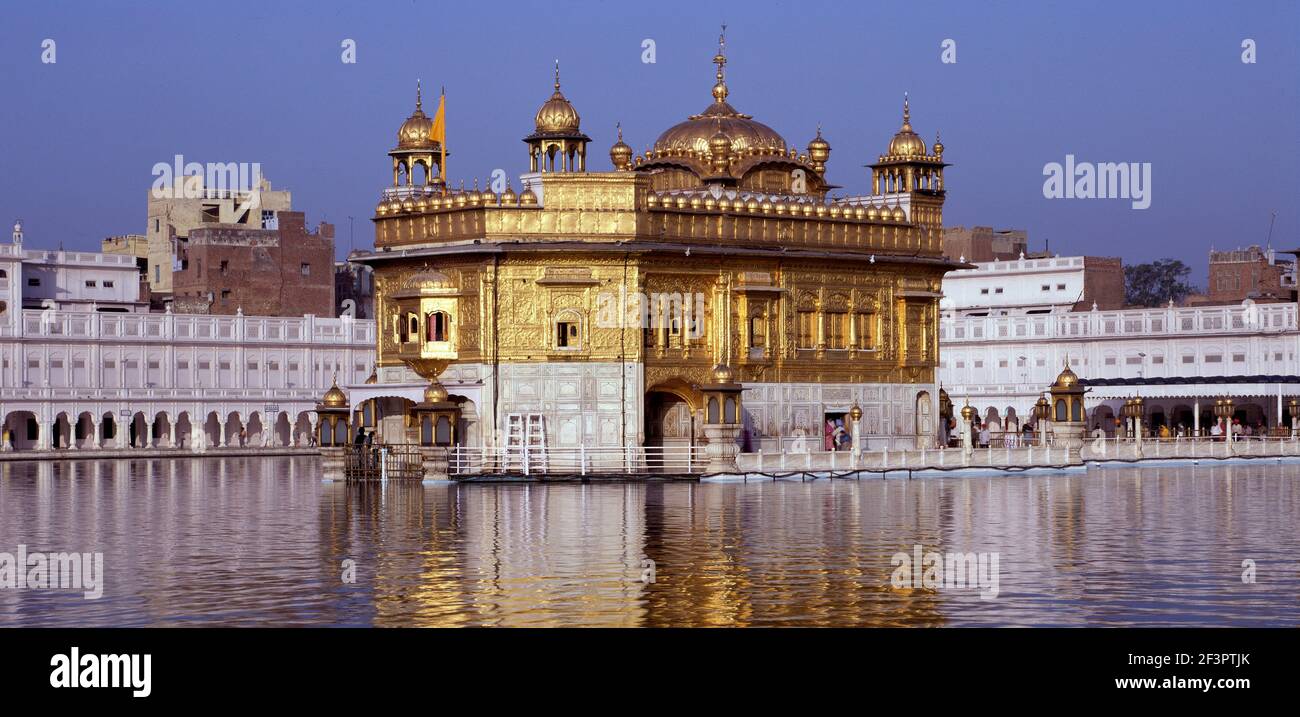 Goldener Tempel Hari Mandir in Amritsar, Indien,Ansicht/Ecke,16th ...