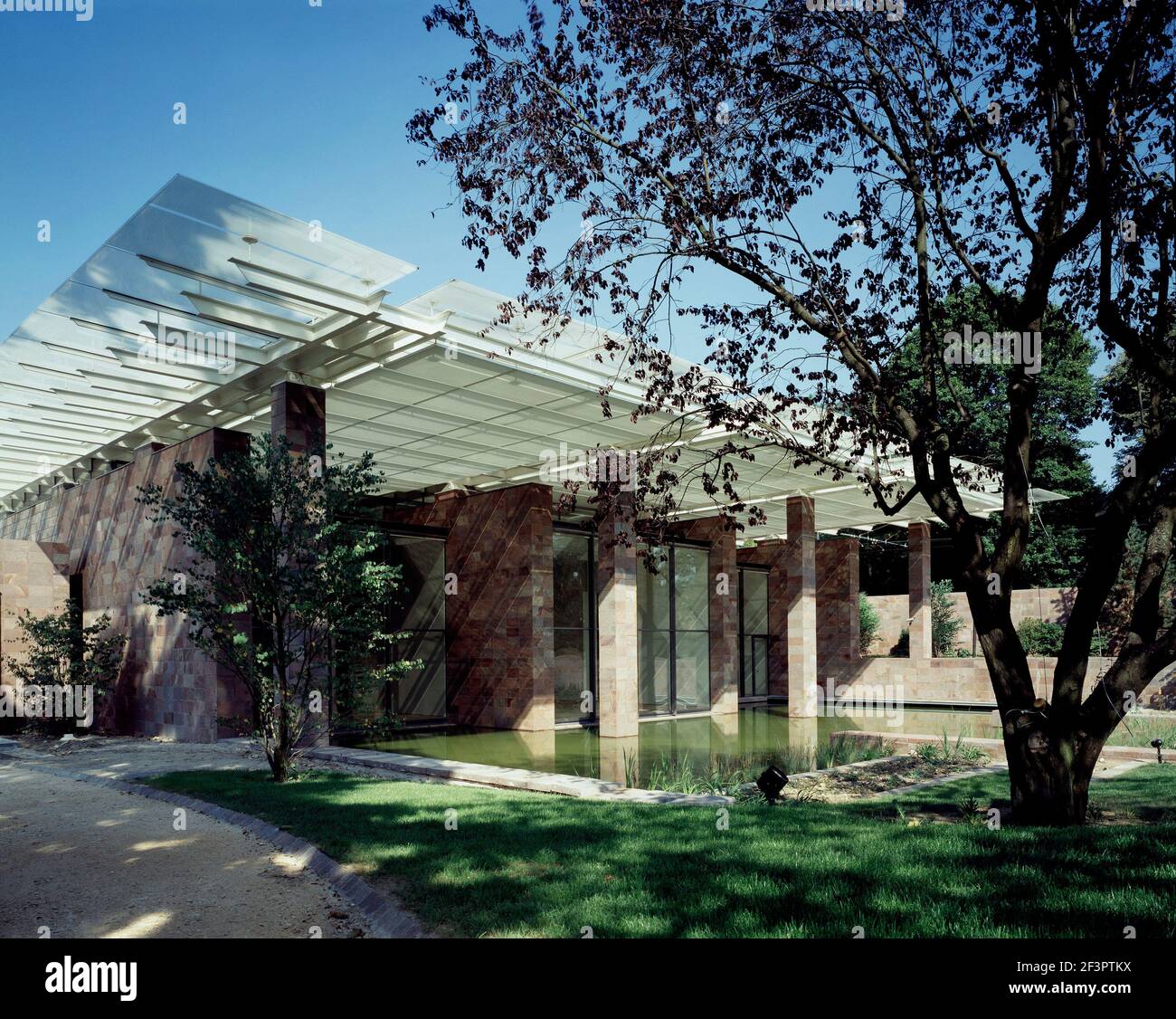 Fondation Beyeler, Riehen/CH,Außenansicht/Wasser,Renzo Piano mit ...