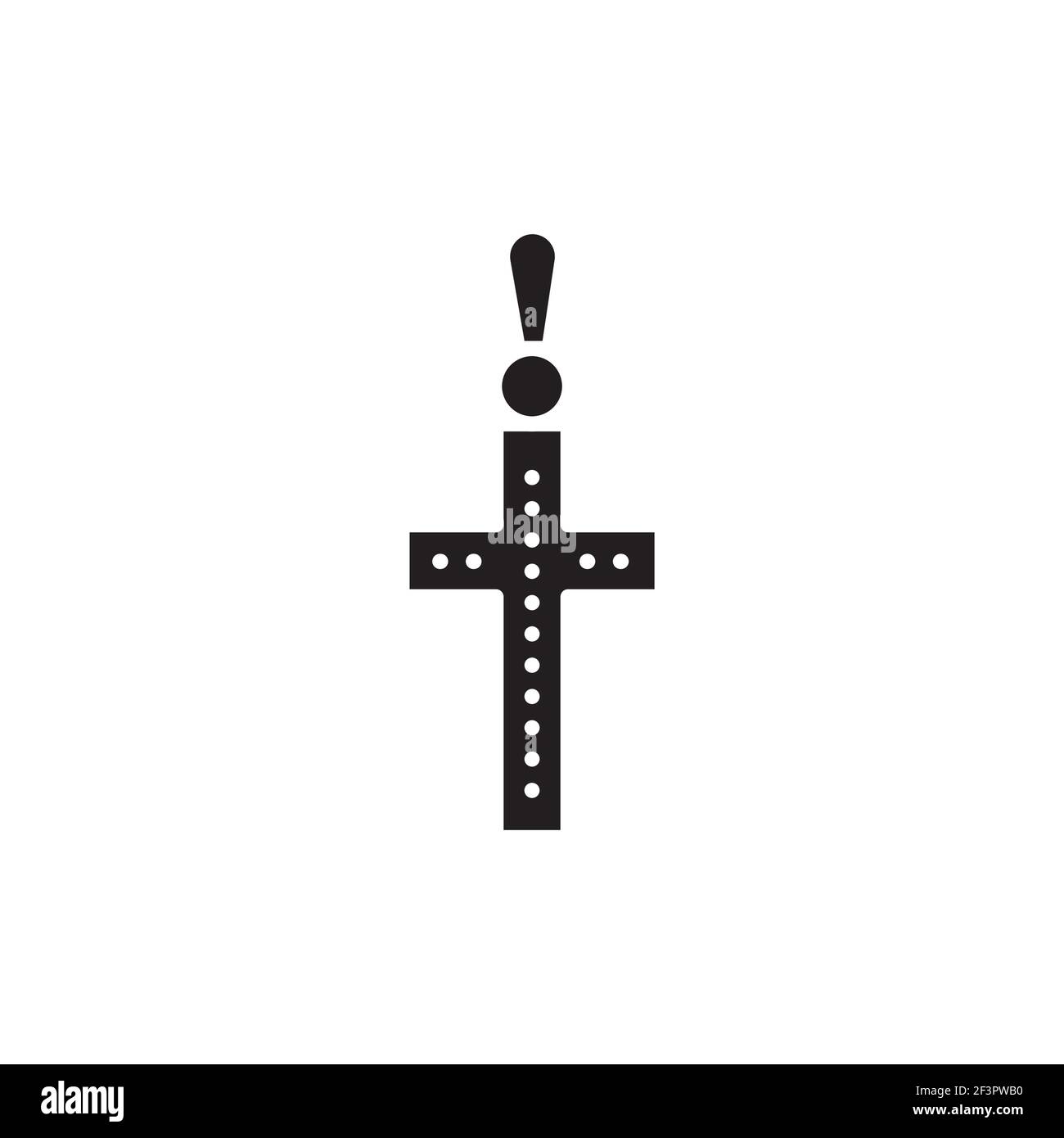 Silver cross Stock Vector Images - Alamy