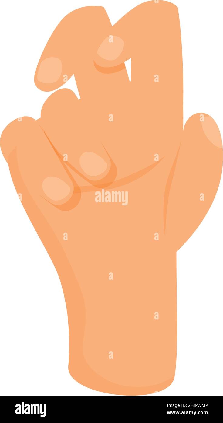 Grab hand gesture icon. Cartoon of Grab hand gesture vector icon for ...
