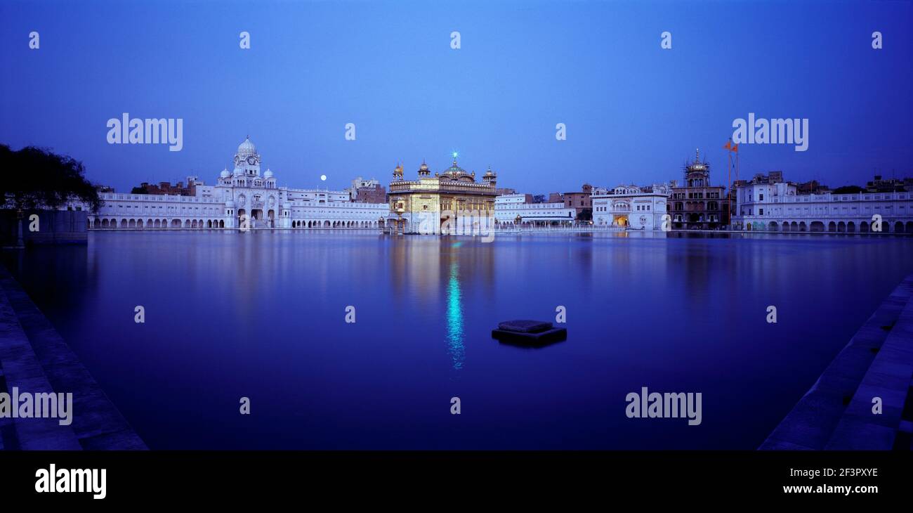 Goldener Tempel Hari Mandir in Amritsar, Indien,Ansicht/Gesamtkomplex ...