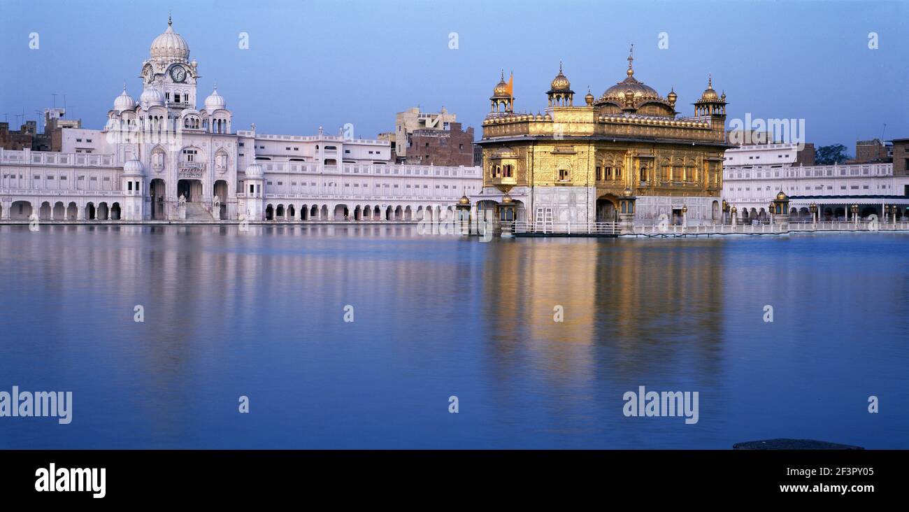 Goldener Tempel Hari Mandir in Amritsar, Indien,Ansicht,16th Century ...