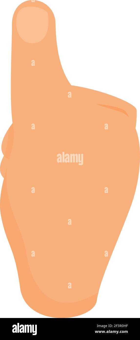 Hand gesture icon. Cartoon of Hand gesture vector icon for web design ...