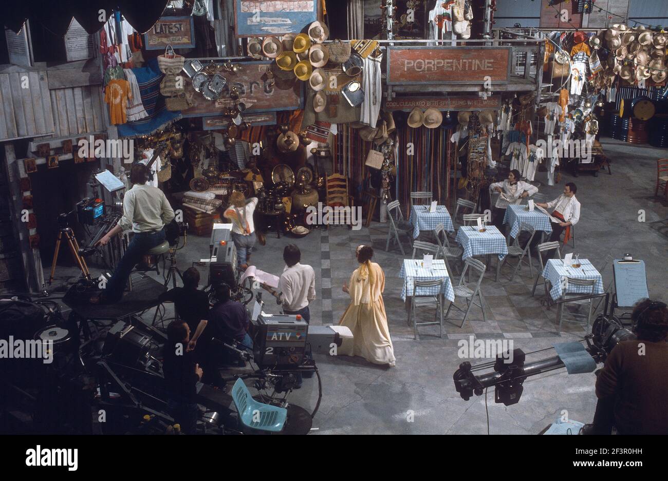 The RSC cast in action during the ATV TELEVISION NETWORK production of ...