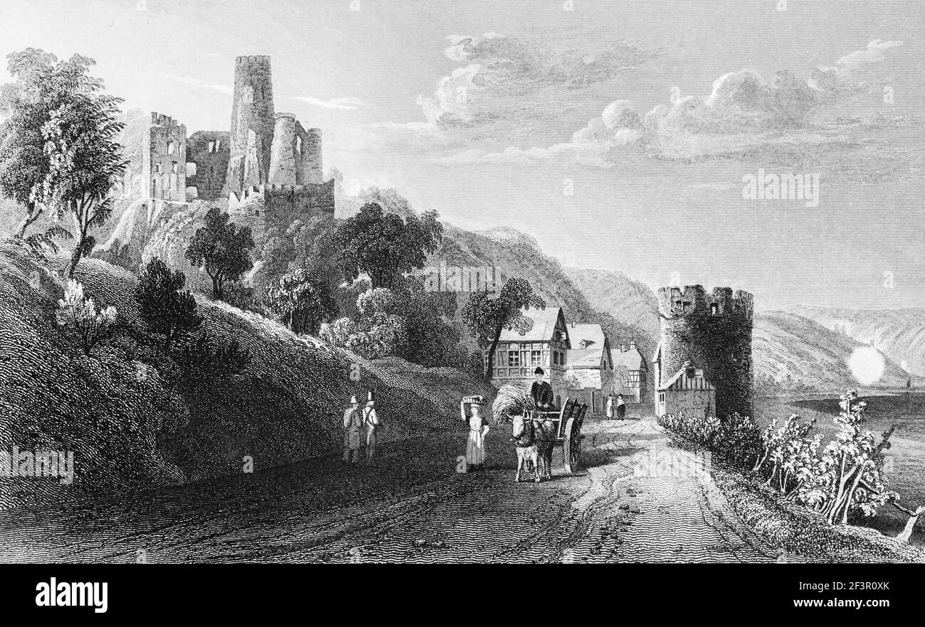 Furstenberg castle Black and White Stock Photos & Images - Alamy