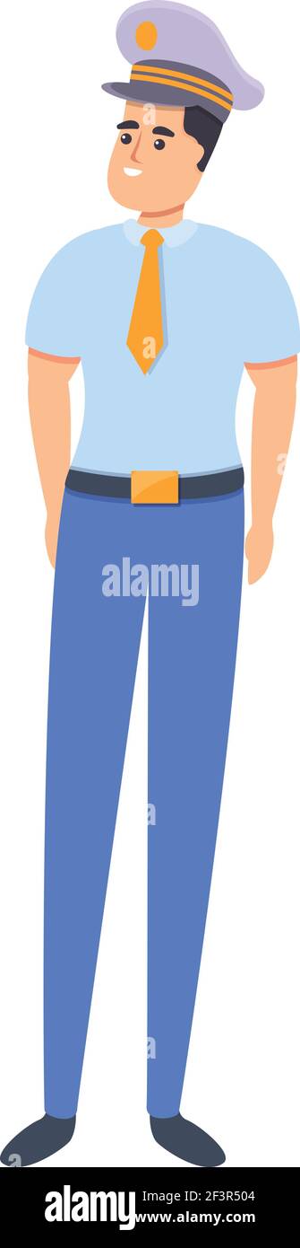 Airplane captain icon. Cartoon of Airplane captain vector icon for web ...