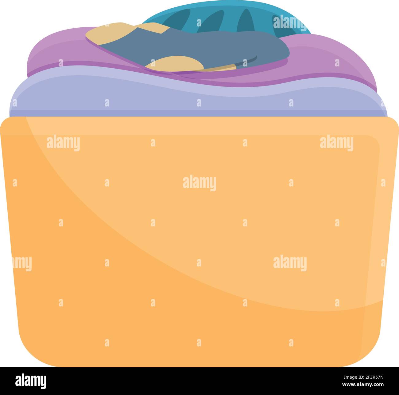 Second hand clothes box icon. Cartoon of Second hand clothes box vector ...