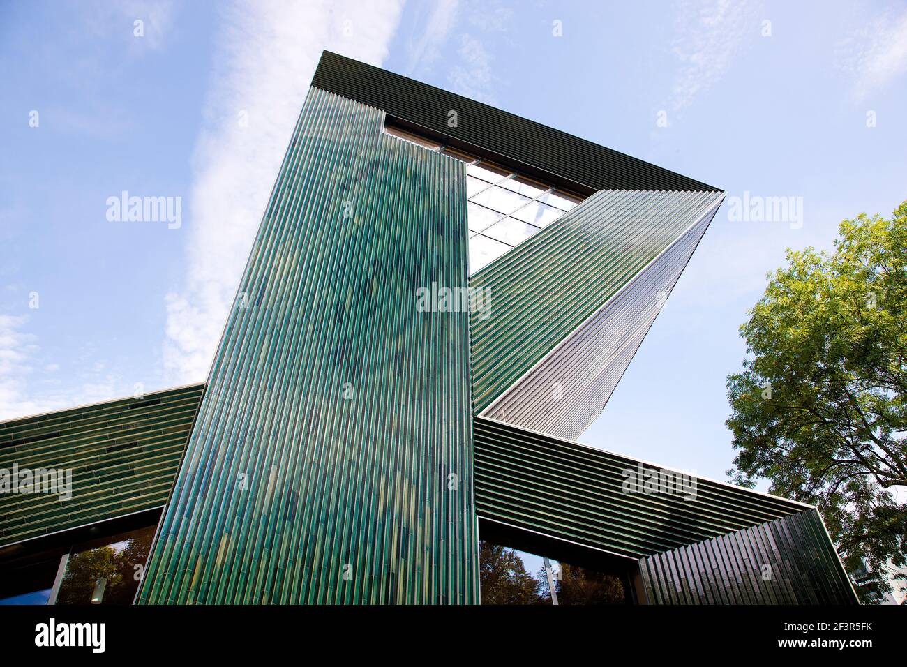 2010 von Manuel Herz erbaut, Mainz, Neue Synagoge Stock Photo - Alamy