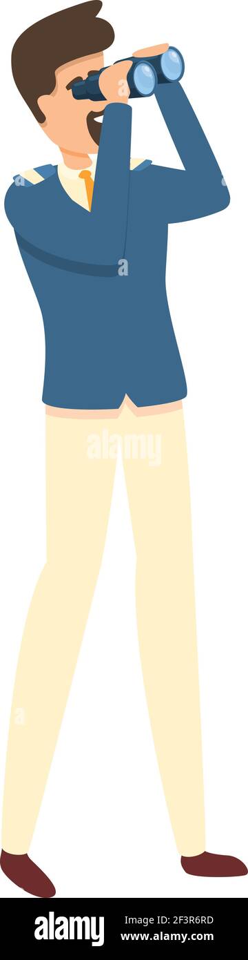 Ship captain icon. Cartoon of Ship captain vector icon for web design ...