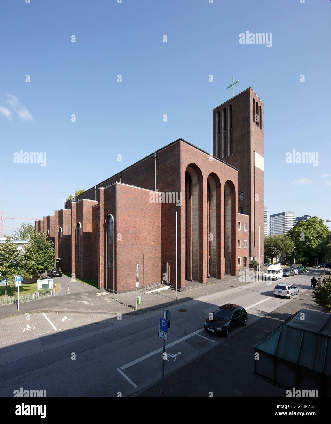 The exterior of the church of St Mary's birth designed by architect ...