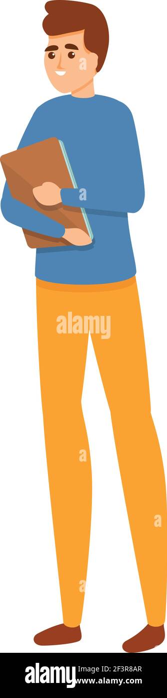 Student staff icon. Cartoon of Student staff vector icon for web design ...