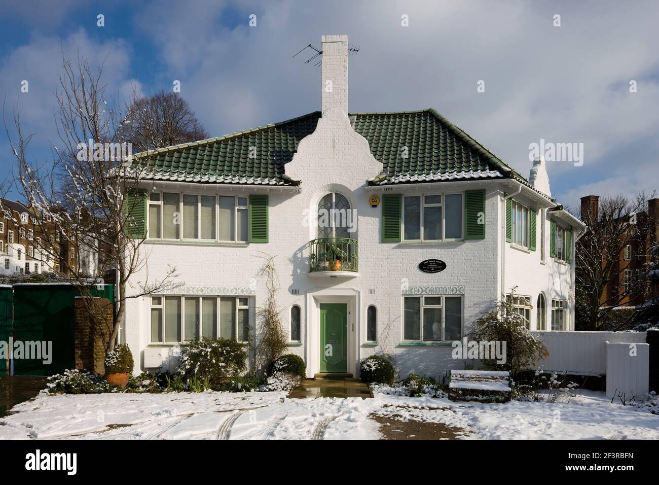 House commissioned by Gracie Fields, 1934, on Frognal Way, Hampstead ...