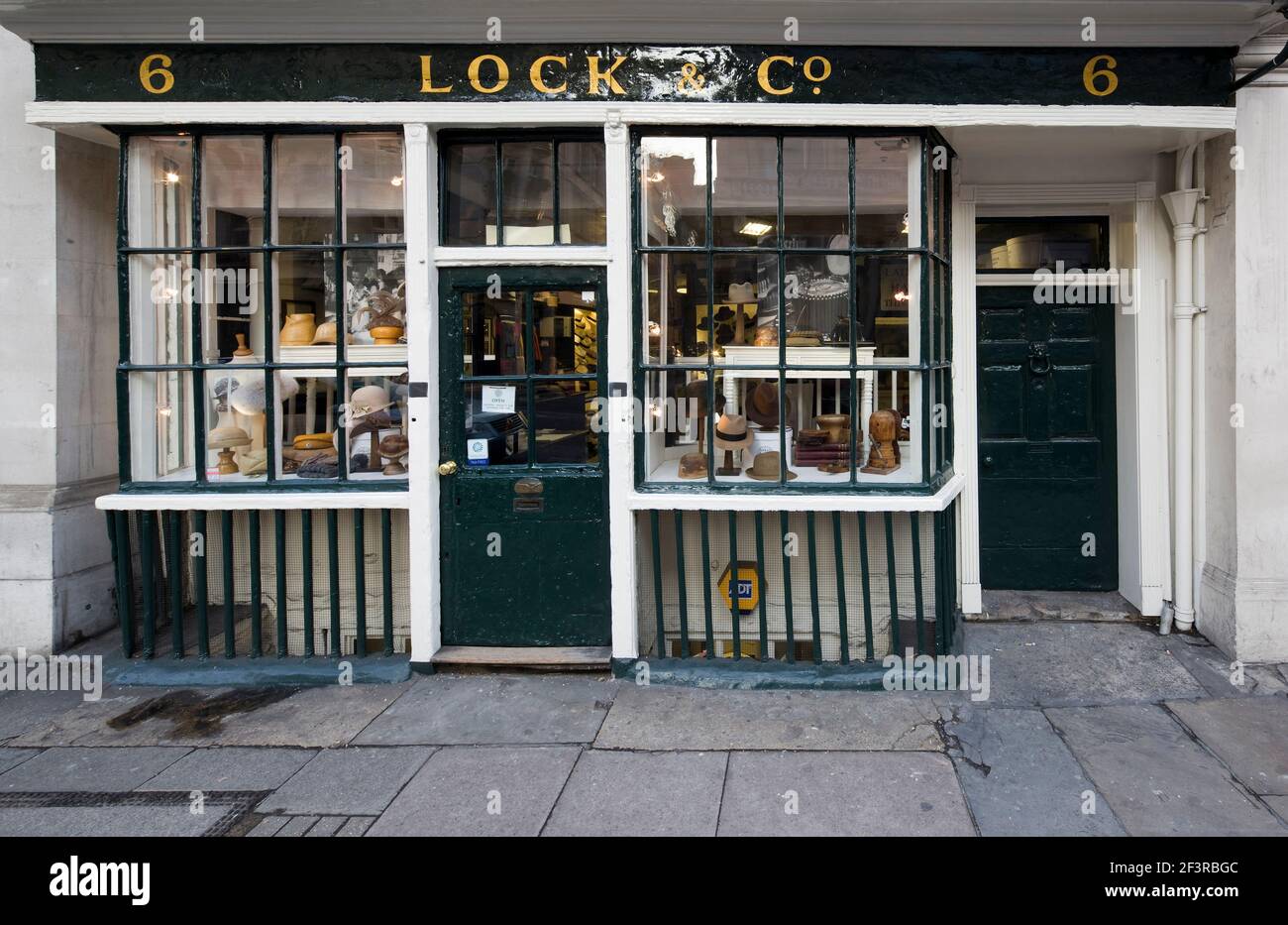 The exterior of the main shop of James Lock & Co.,one of the oldest ...