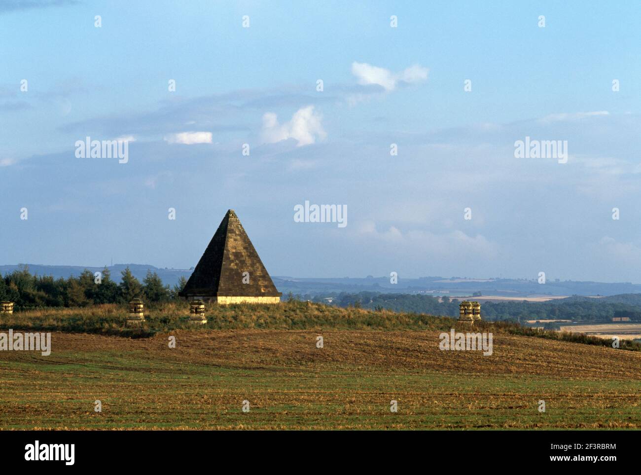 Pyramid by Lord Hawksmoor for Charles Howard, 1727, part of stately ...