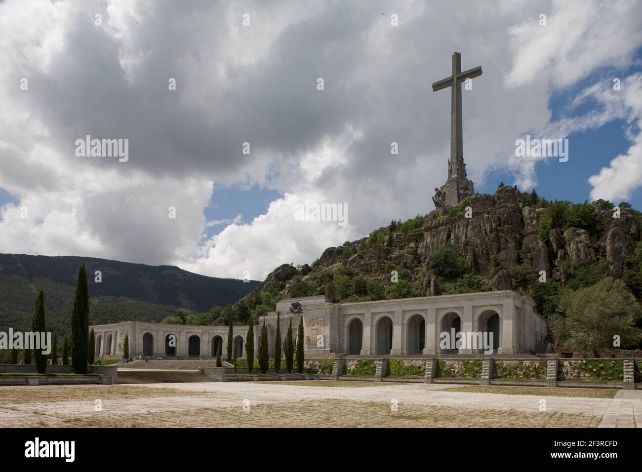The Valle de los Caidos, Valley of the Fallen, a Catholic basilica and ...