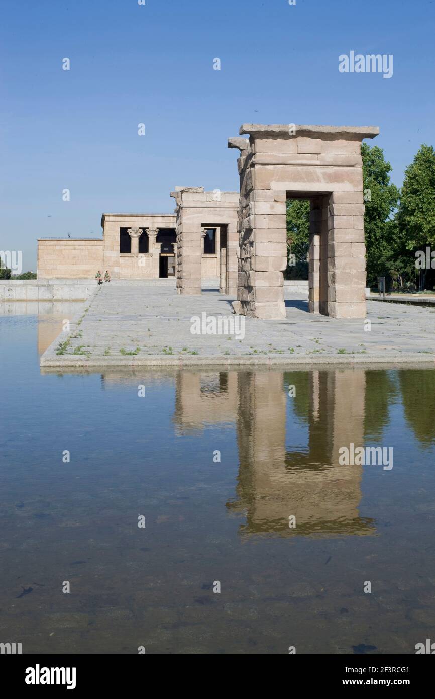 The Temple of Debod (Templo de Debod), an ancient Egyptian temple which ...