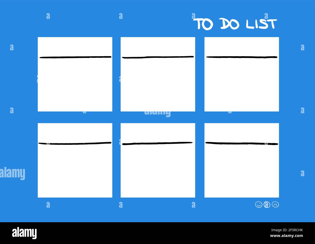 To Do List Sketch on Blue Background Stock Vector Image & Art - Alamy