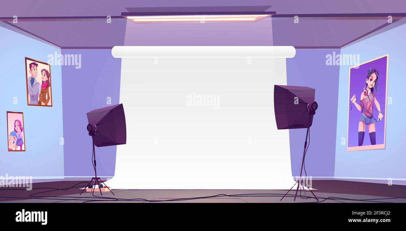 Interior shot modern white Stock Vector Images - Alamy