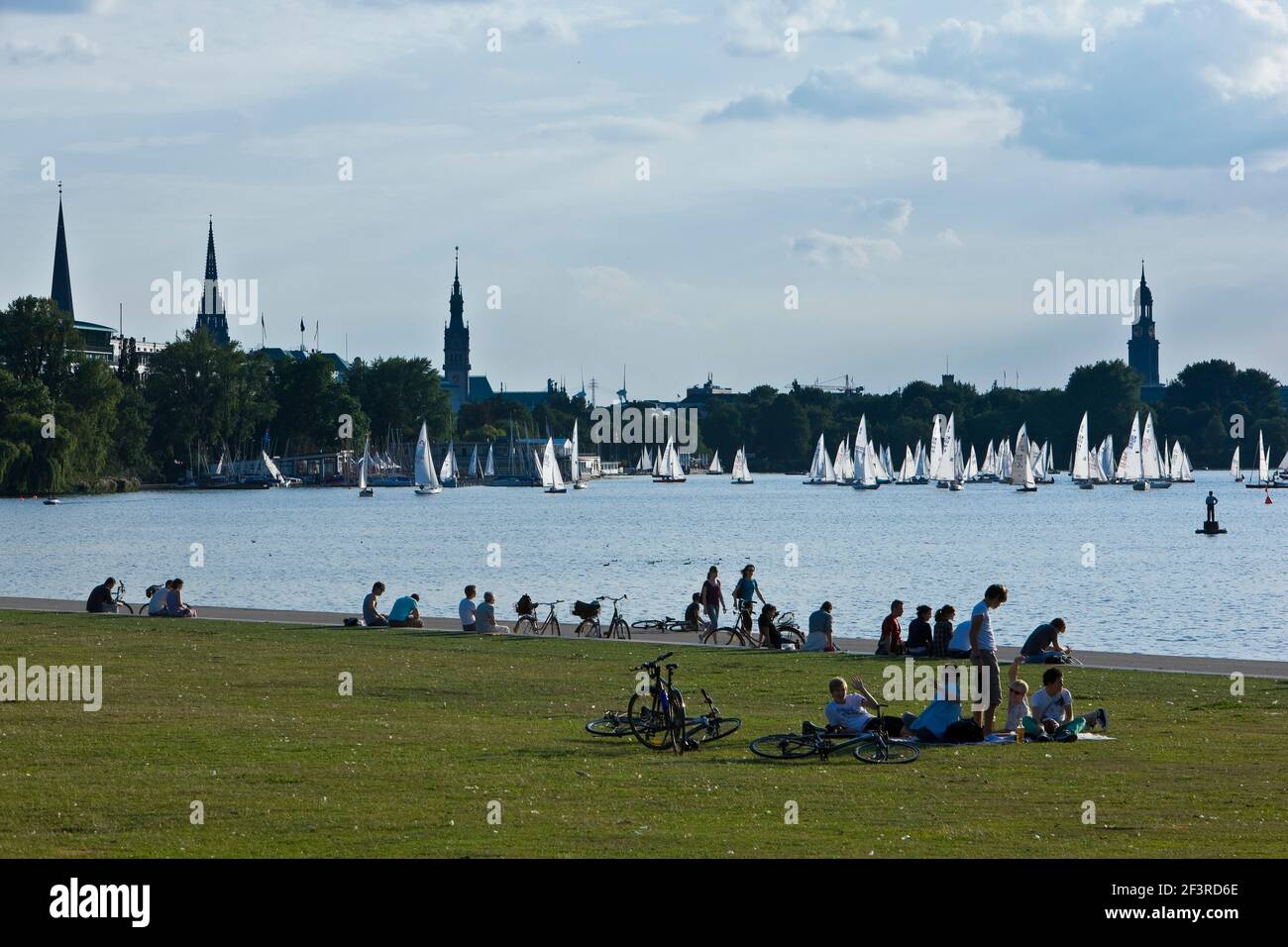 Hamburg, Alster, Hamburg, Alster Stock Photo - Alamy