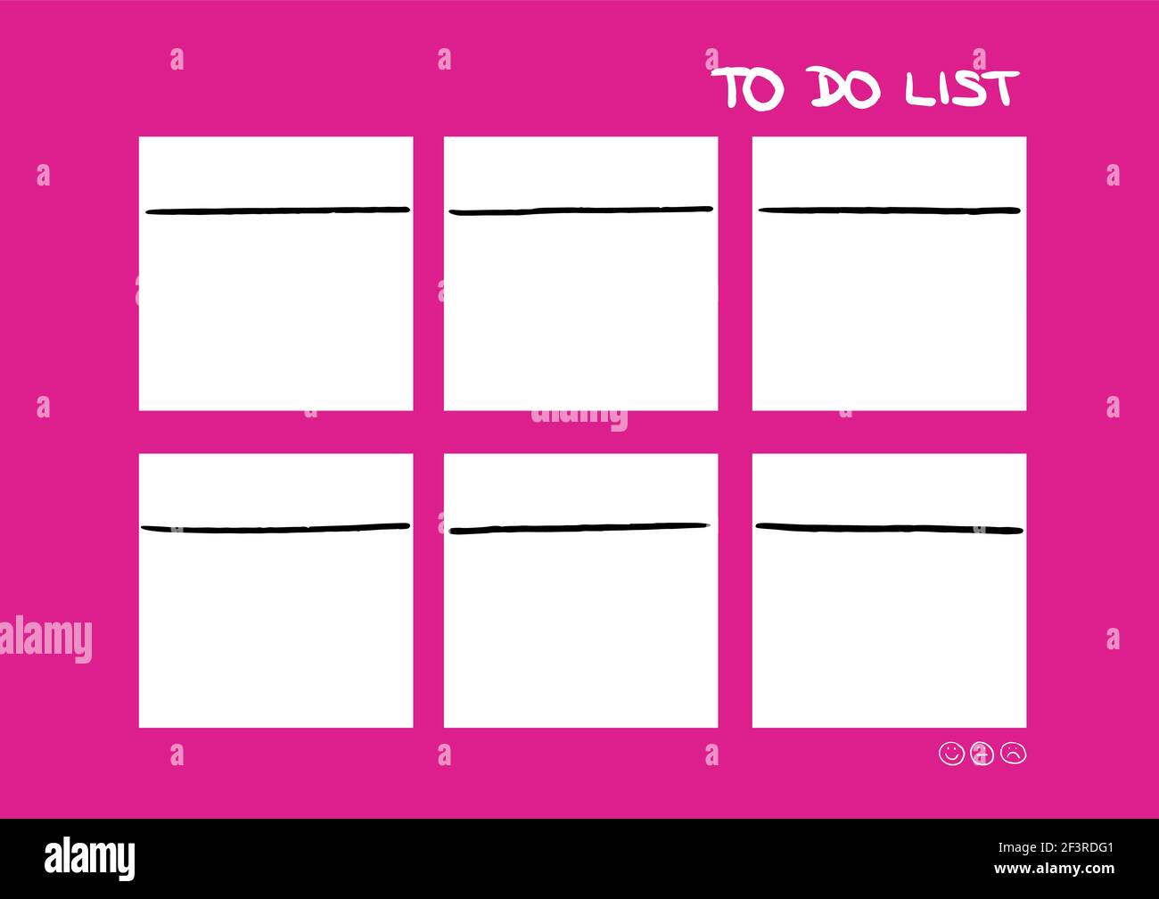 To Do List Sketch on Pink Background Stock Vector Image & Art - Alamy