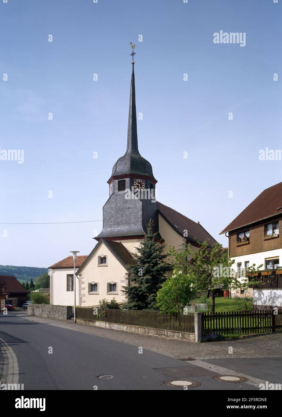 Pfarrkirche Kothen von Nordosten., Kothen, Pfarrkirche Stock Photo - Alamy