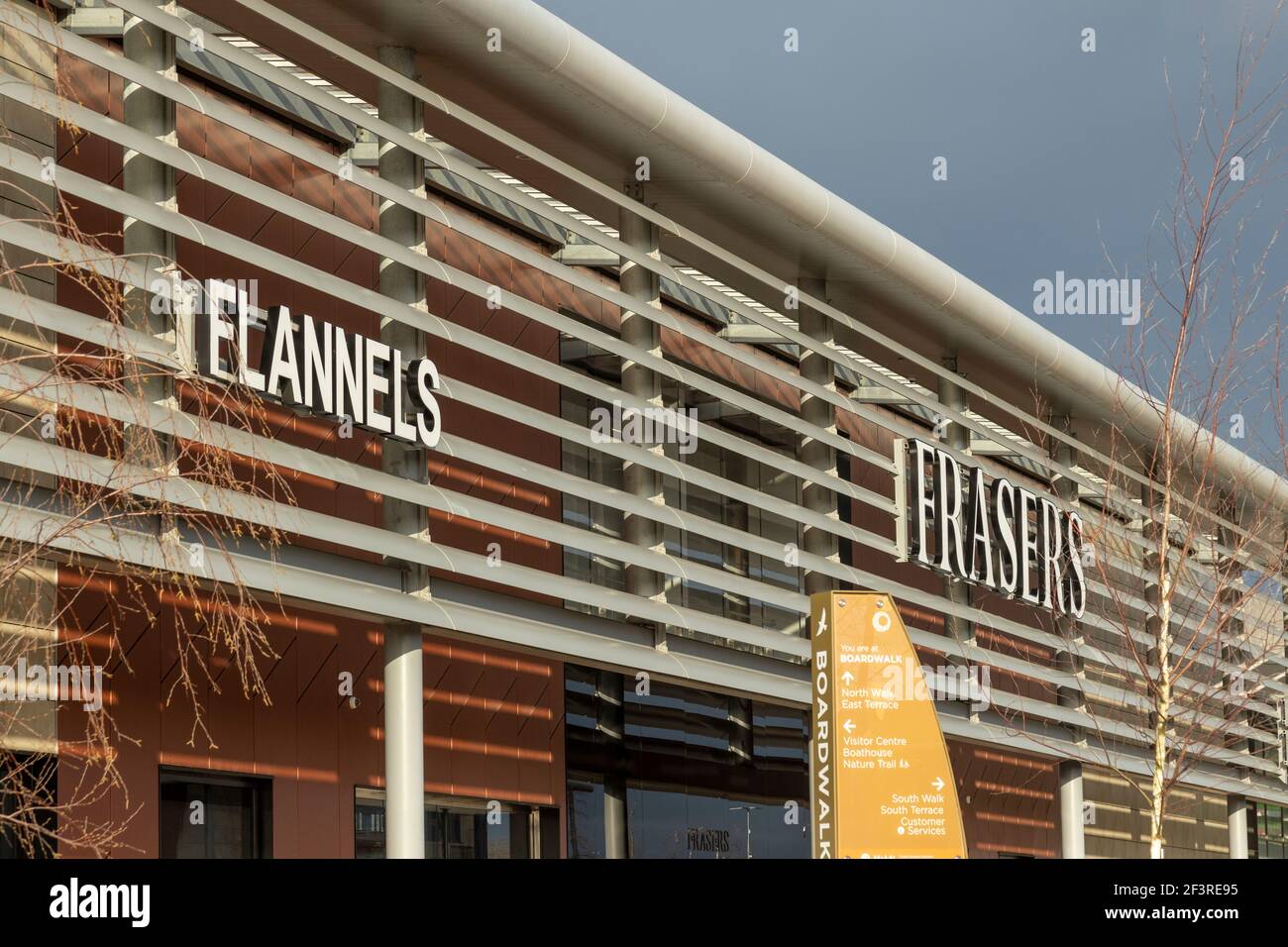 Signs for Flannels and Frasers stores Stock Photo - Alamy