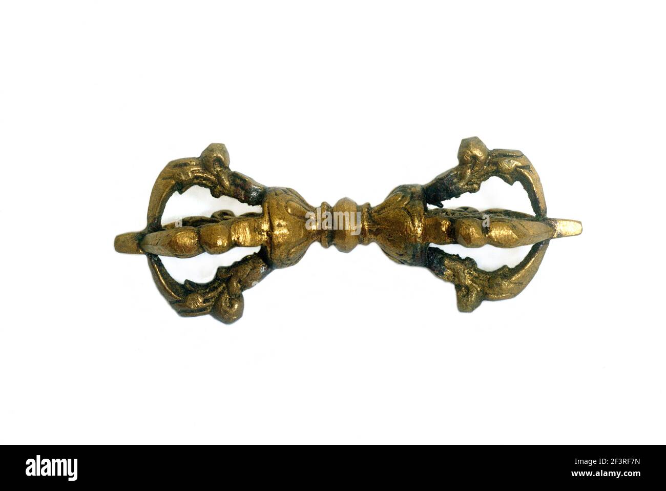 Brass Dorje Buddhist Symbol Stock Photo - Alamy