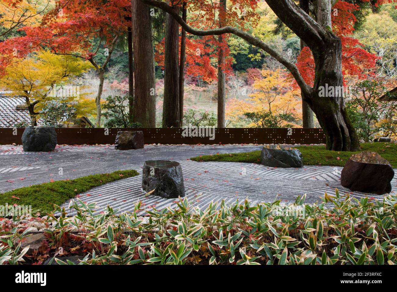 HOSHINOYA KYOTO, Hotel, View toward Hozu-River from the Oku-no-niwa ...