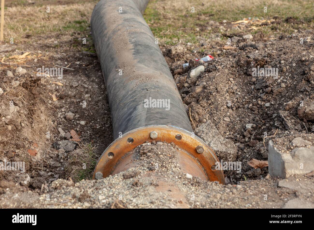 Flexible sewer pipe repair hi-res stock photography and images - Alamy