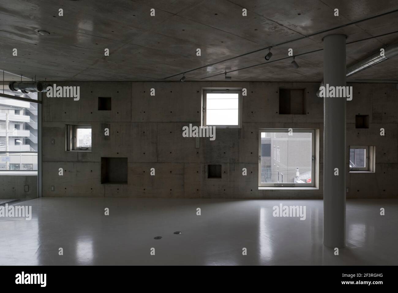 Grotto, Office and Store, View of the window openings from the interior ...