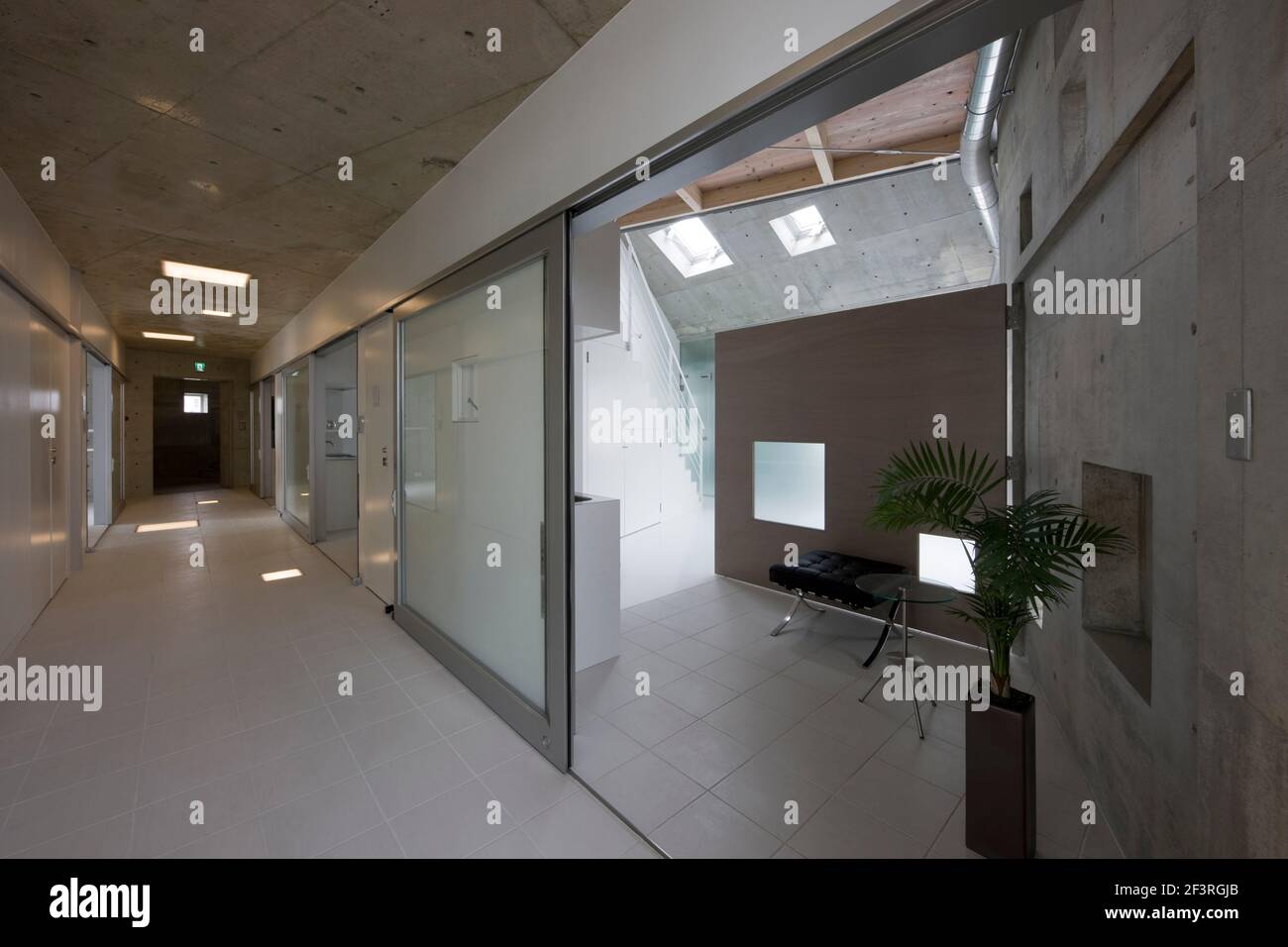 Grotto, Office and Store, View of the corridor on the 4th floor Stock ...