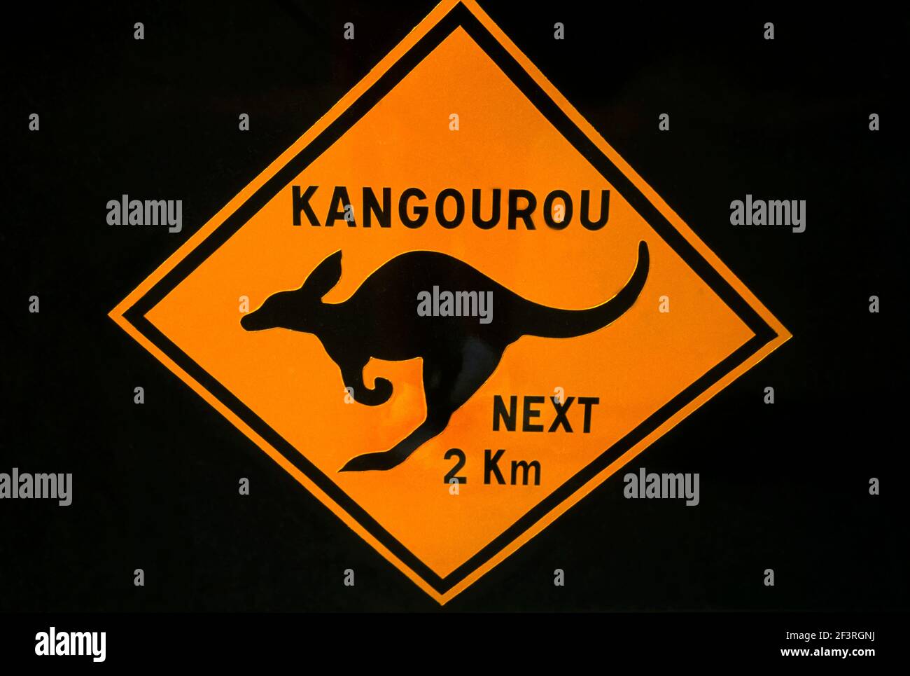 Perpignan France Kangaroo Sign Stock Photo - Alamy