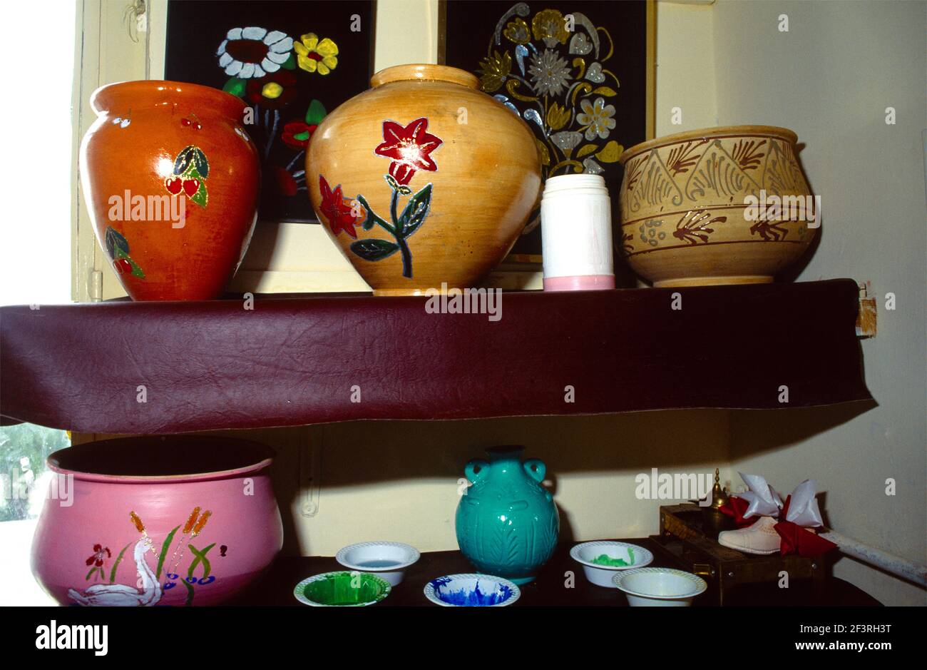 Kuwait Art Class Vases Made by School Children Stock Photo - Alamy