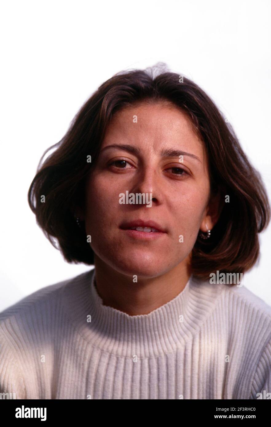 Face Looking Straight On Woman Stock Photo - Alamy