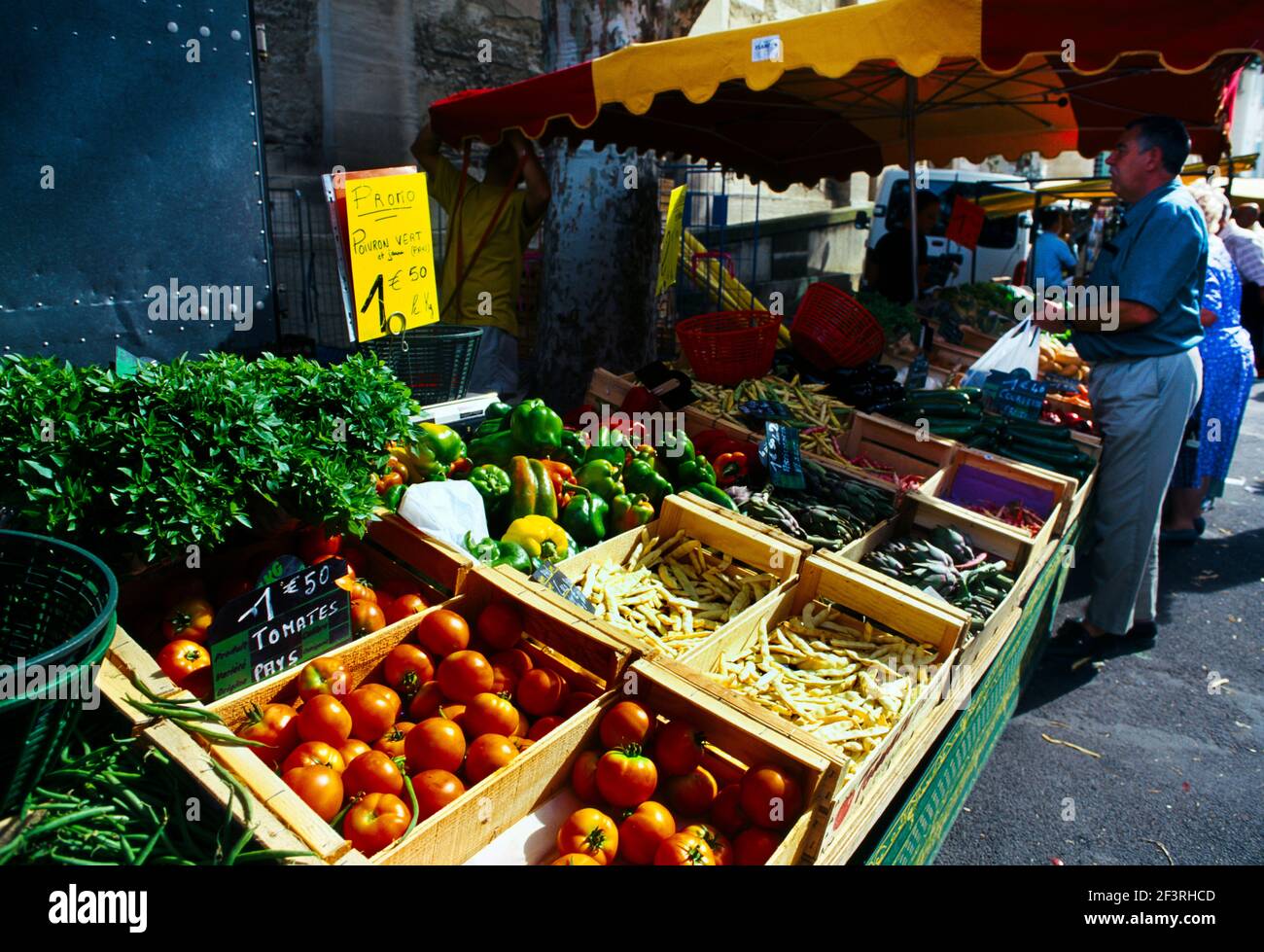 St Remy Provence France Vegetable Market Stock Photo - Alamy