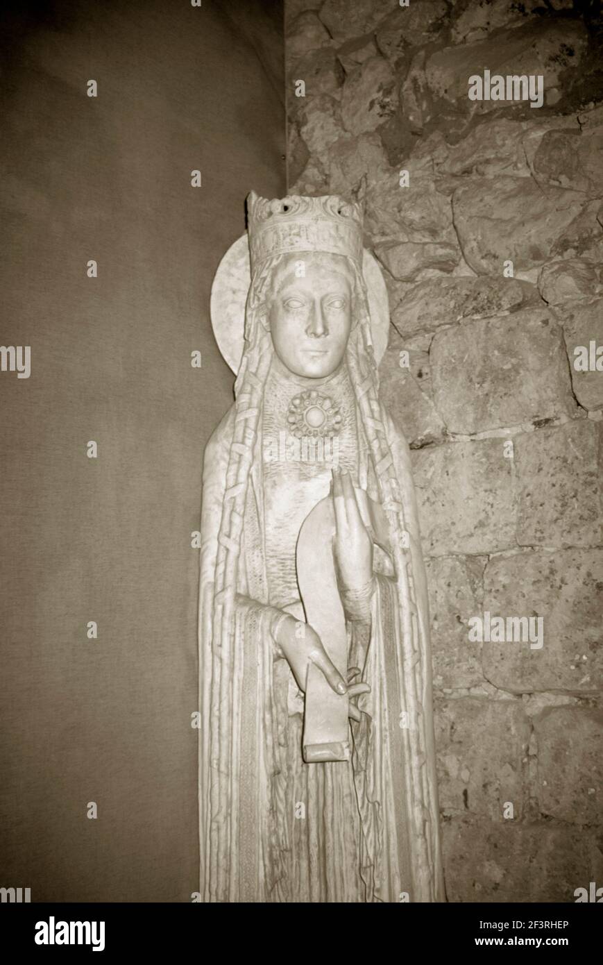 Provence France Senanque Abbey Statue Of Queen Of Sheba - Cistercian ...