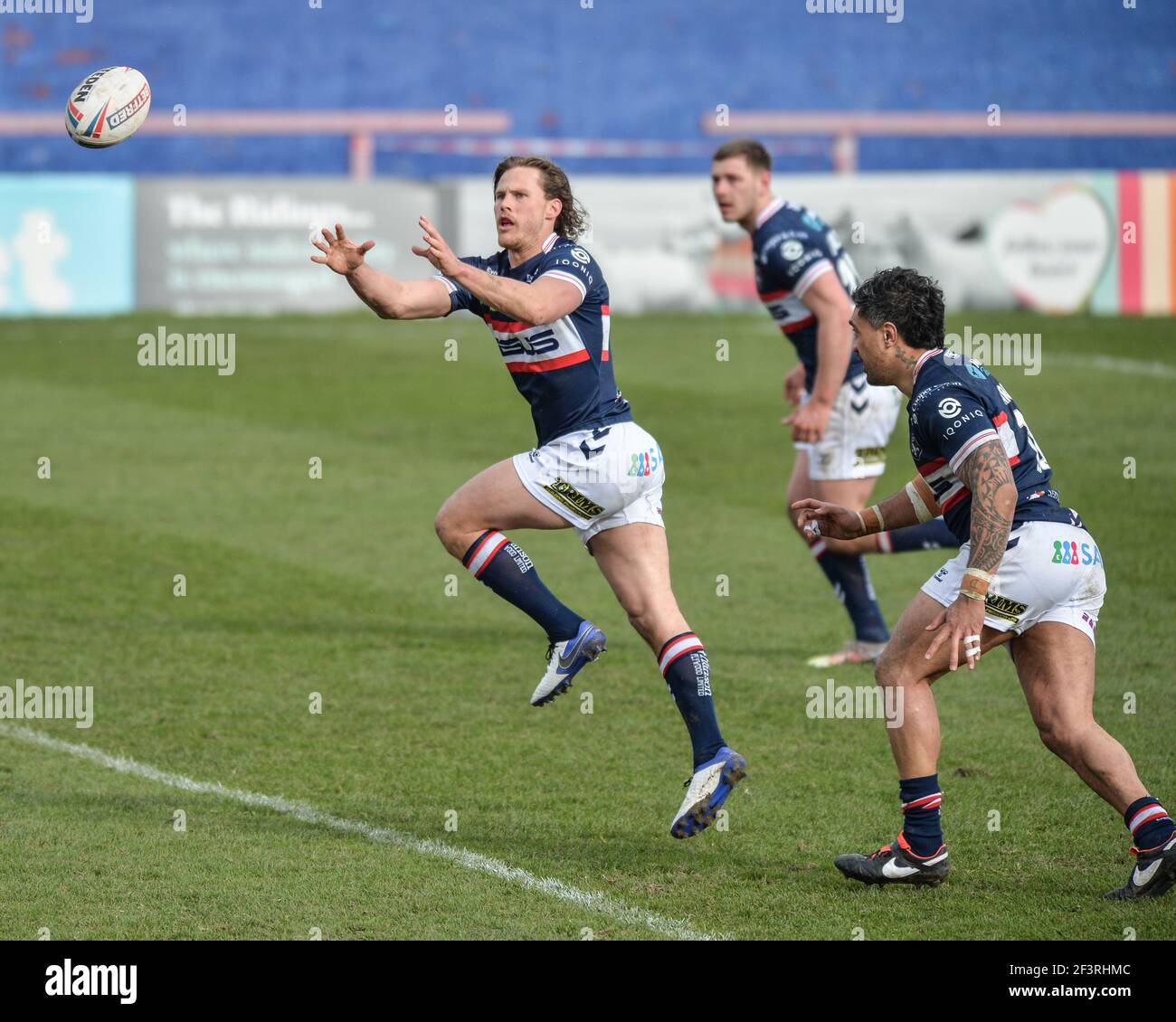Wakefield Trinity's Jacob Miller in action during the game Stock Photo ...