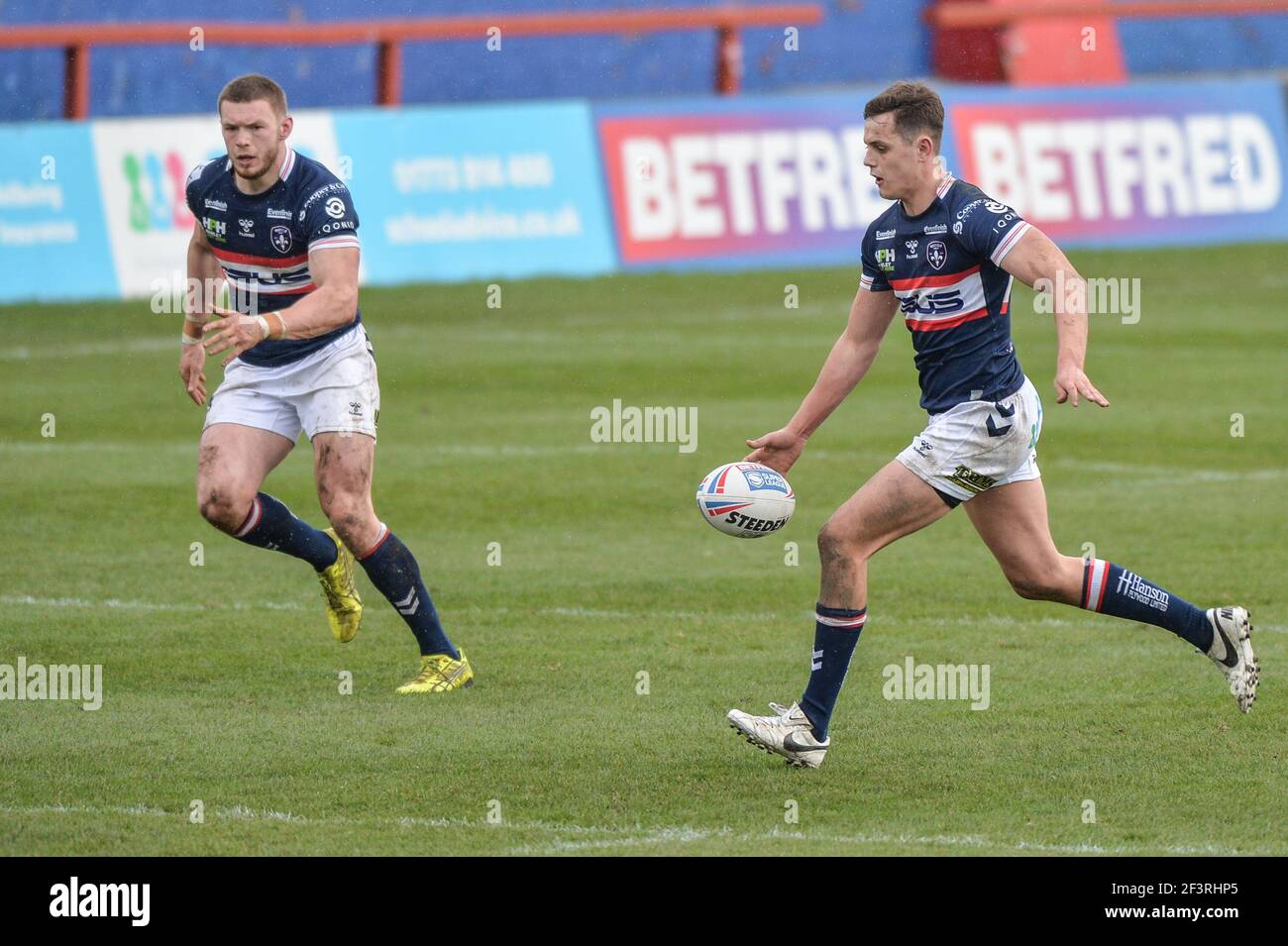 Wakefield Trinity's Alex Walker in action during the game Stock Photo ...