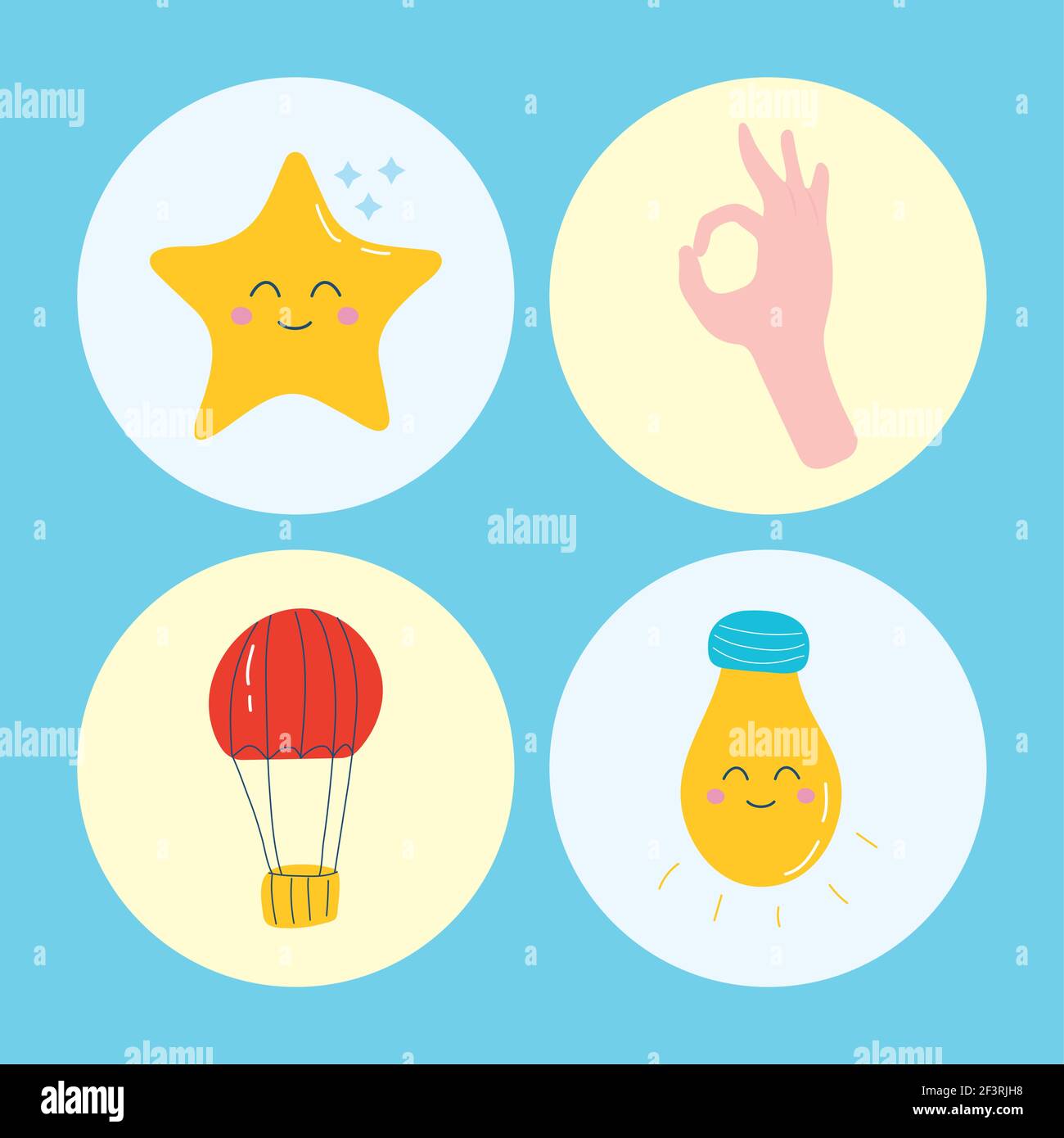 believe four icons Stock Vector Image & Art - Alamy