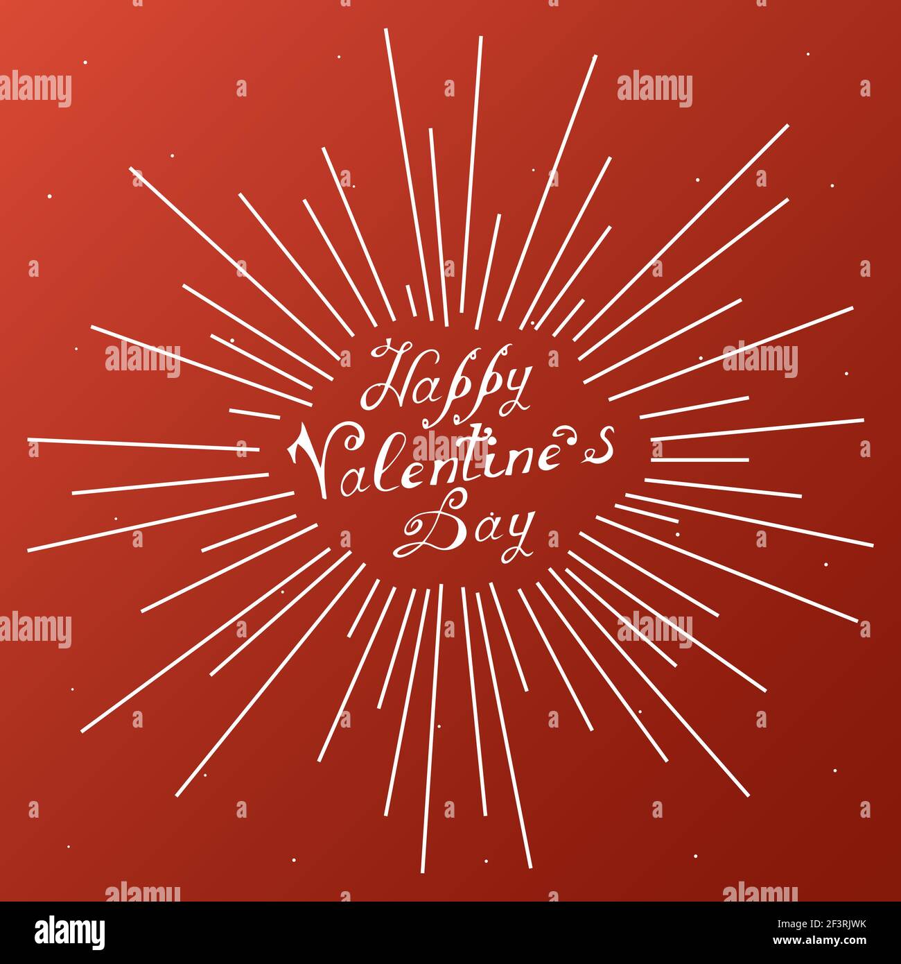 Happy Valentines day vintage lettering background Stock Vector Image ...